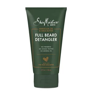 sheamoisture full beard detangler for full beards maracuja oil and shea butter paraben free beard detangler 4 oz