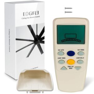 Eogifee Ceiling Fan Remote Control of Replacement of Hampton Bay FAN9T Thermostatic Remote Control with Fan Timer Only Remote