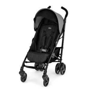 chicco liteway stroller - moon grey | grey/black