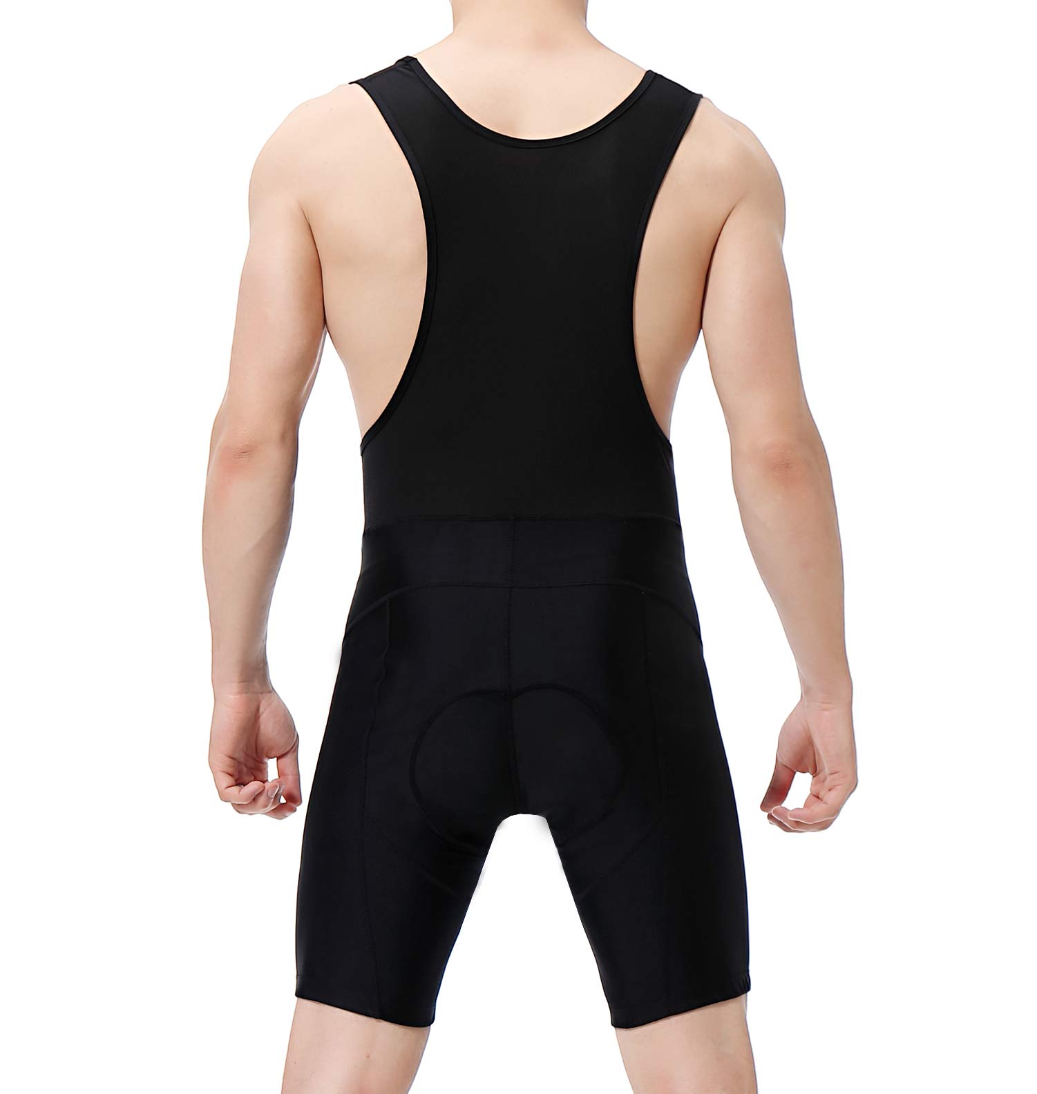 O·HFS Men's Cycling Bib Shorts 3D Padded Bike Shorts –Value and Comfort (Black, XL)