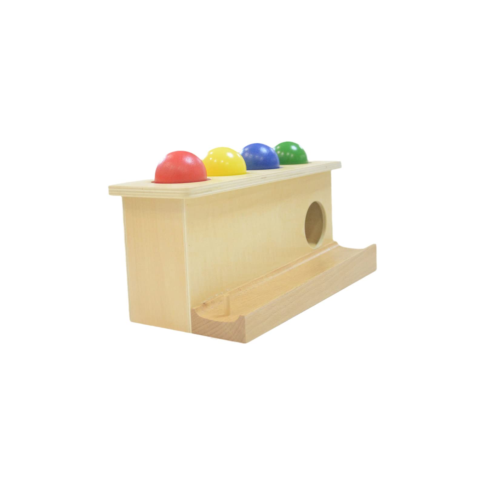 LEADER JOY Montessori Toddlers Wooden Push Ball Toys Baby Preschoolers Toys Push Toys