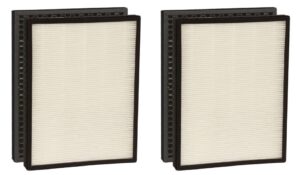 nispira ap-b102 true hepa carbon replacement filter compatible alexapure breeze air purifier 3049, 2 packs