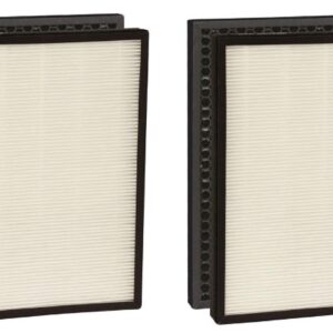 Nispira AP-B102 True HEPA Carbon Replacement Filter Compatible Alexapure Breeze Air Purifier 3049, 2 Packs