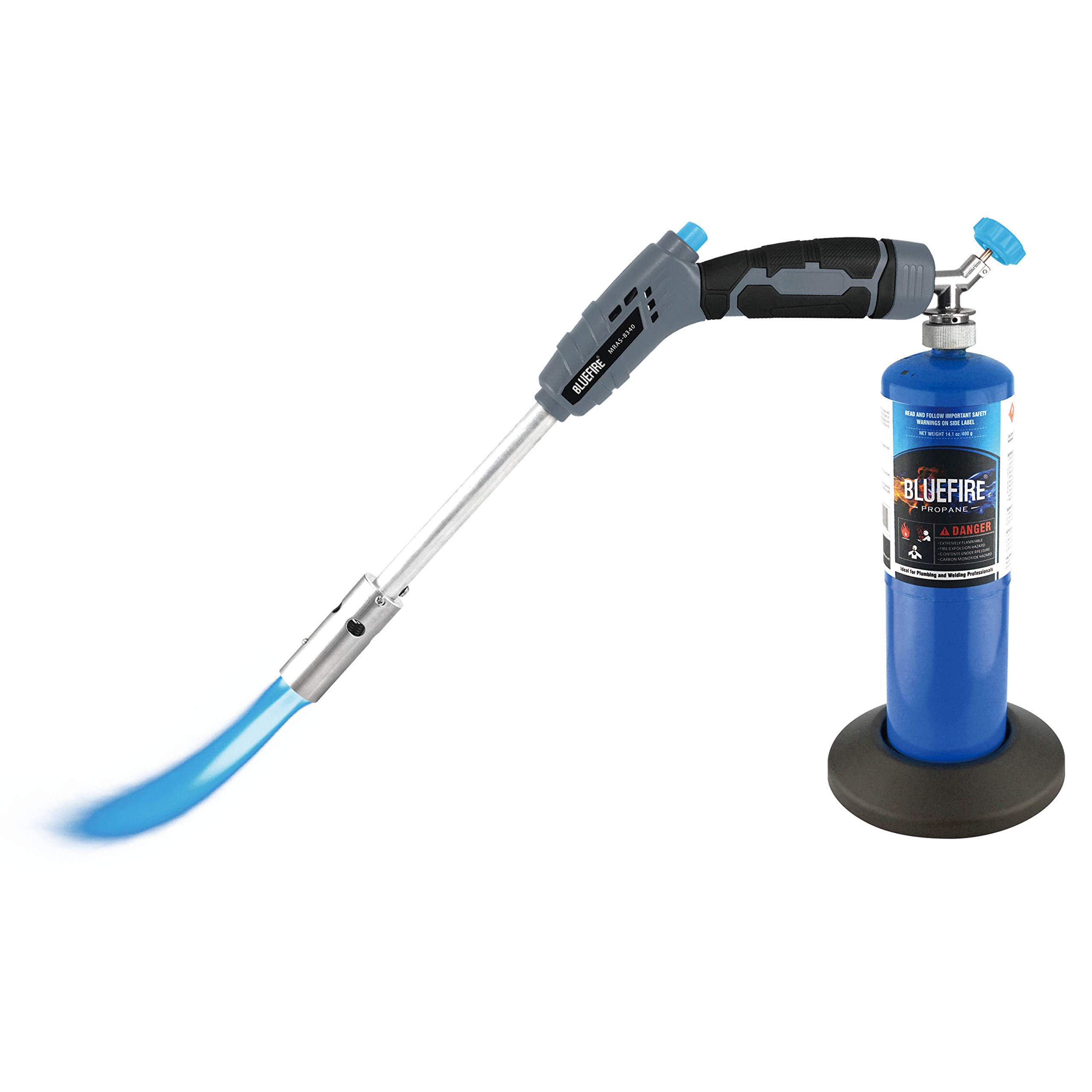 BLUEFIRE Propane MAPP MAP Pro Handheld Torch Gas Cylinder Bottle Stand Base, USA Standard Fuel Gas Bottle Stabilizer, Great Accessory for Portable Gas Welding Torches, Gas Canister not Included