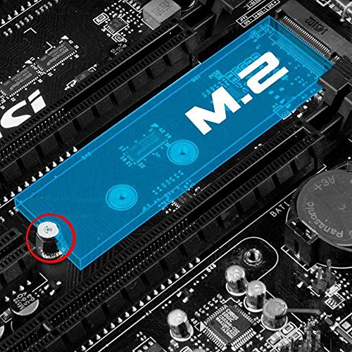 SGTKJSJS M.2 Screw Kit,NVMe Screw m.2 SSD Mounting Kit，Compatible ASUS Motherboard