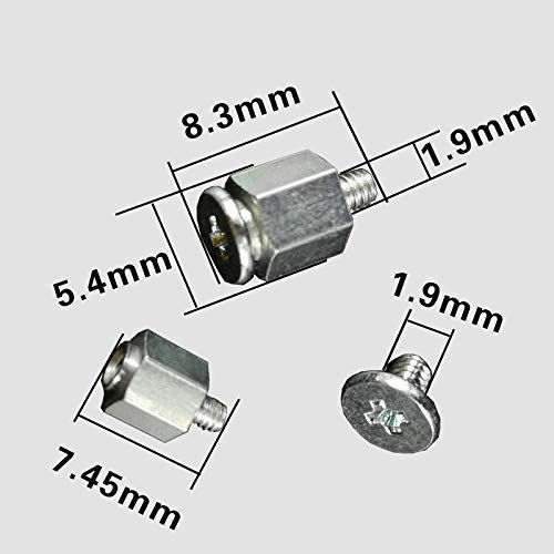 SGTKJSJS M.2 Screw Kit,NVMe Screw m.2 SSD Mounting Kit，Compatible ASUS Motherboard