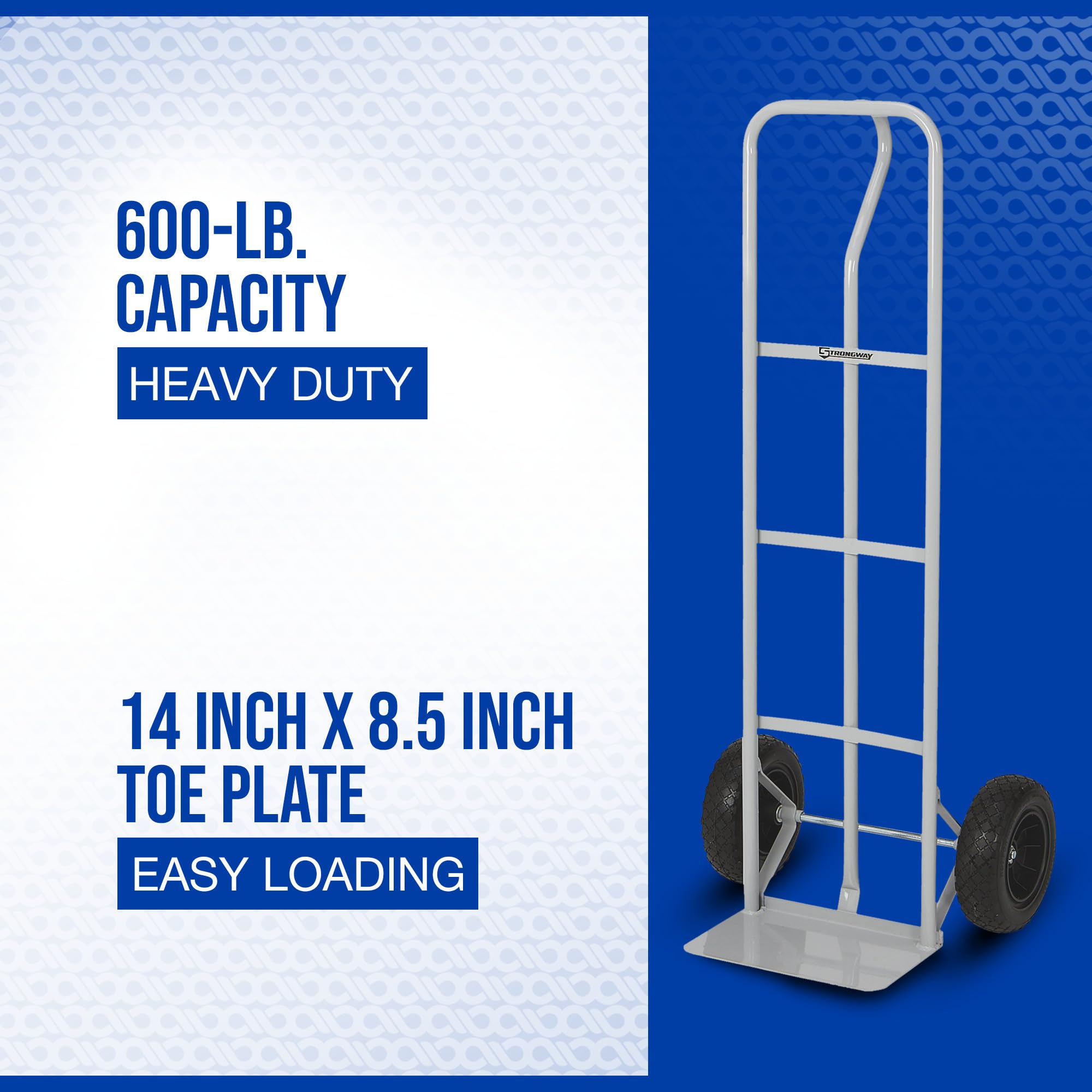 Strongway Steel Hand Truck - 600-Lb. Capacity