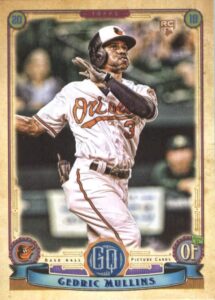 2019 topps gypsy queen #287 cedric mullins rc rookie baltimore orioles baseball mlb