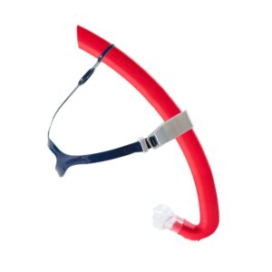 speedo unisex-youth swim training jr. snorkel bullet head speedo red, one size