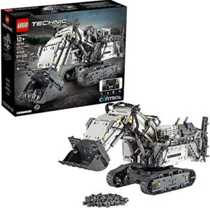 lego technic liebherr r 9800 excavator 42100 building kit (4,108 pieces)