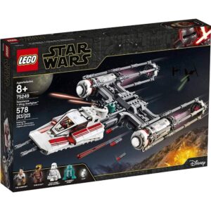 lego star wars: the rise of skywalker resistance y-wing starfighter 75249 new advanced collectible starship model building kit (578 pieces)