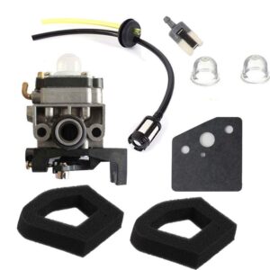 carburetor & air filter & fuel line kit for 531008681 select 324rx 224l 324 hda 55x 324lx trimmer blower fuel line fuel filter grommet primer bulb gasket