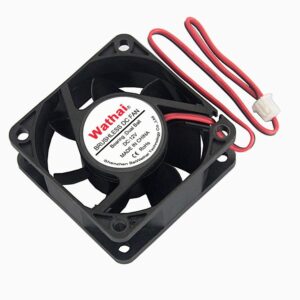 Wathai 60mm x 60mm x 25mm 12V 2P Dual Ball DC Case Fan Brushless Cooling Fan