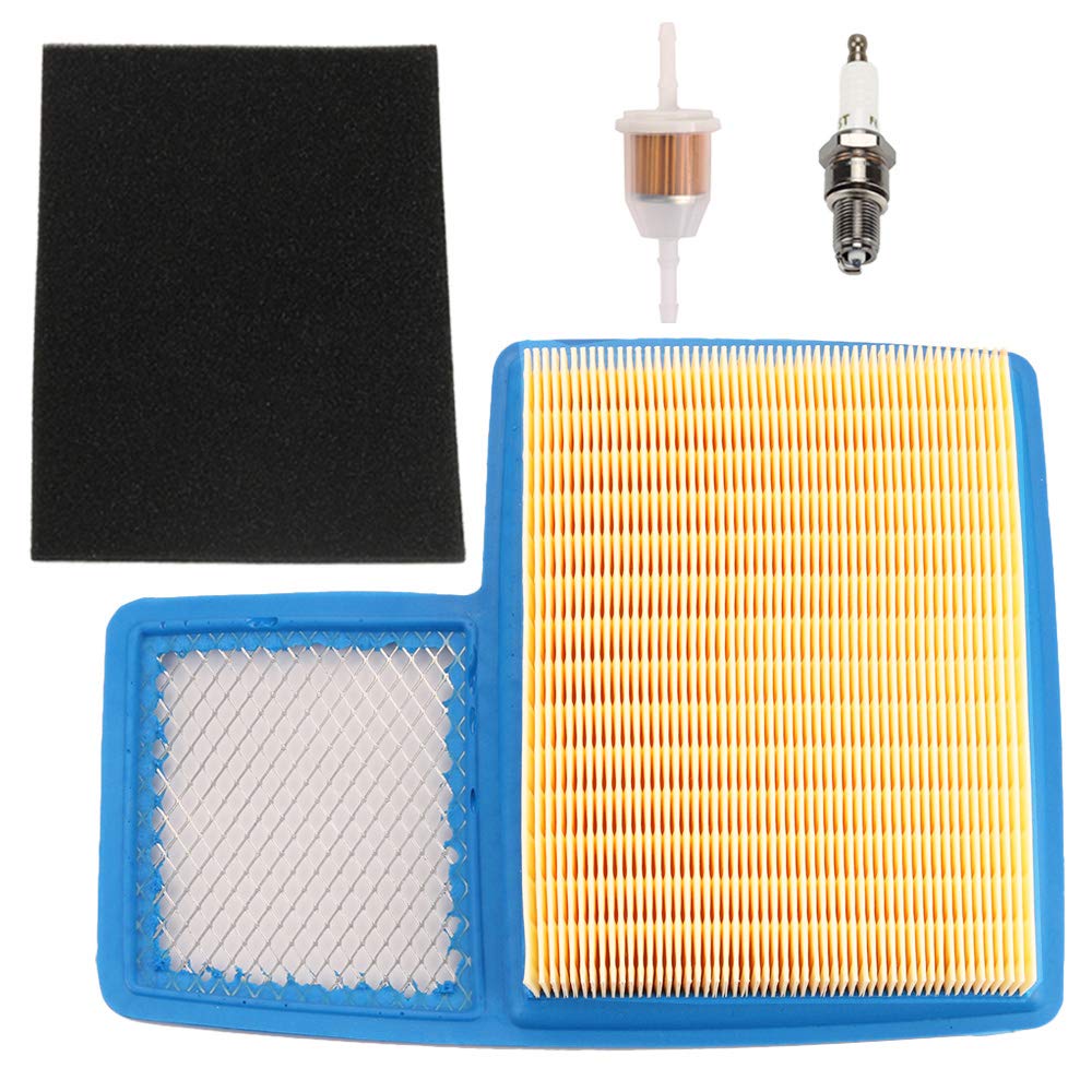 HONEYRAIN G16 Golf Cart Air Filter Tune up Kit for Yamaha G16A G19 G20 G21 G22 G22A G29 Drive Gas Golf Cart 1996-UP 4 Cycle 301cc 357cc Engine Replace JN6-E4450-00 JN6-E4450-01 with Fuel Filter