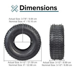 AlveyTech 9x3.50-4 (9" x 3-1/2") Scooter Tire