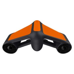 G GENEINNO Underwater Scooter Dual Propellers with 2-Speed Compatible with GoPro Orange