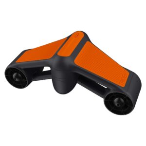 G GENEINNO Underwater Scooter Dual Propellers with 2-Speed Compatible with GoPro Orange