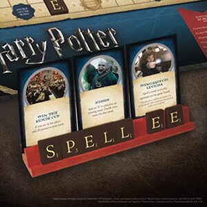 Scrabble World of Harry Potter Board Game | Official Scrabble Game Featuring Wizarding World Twist | Custom Harry Potter Game of Scrabble | Scrabble Tiles & Scrabble Board | Scrabble Word Game