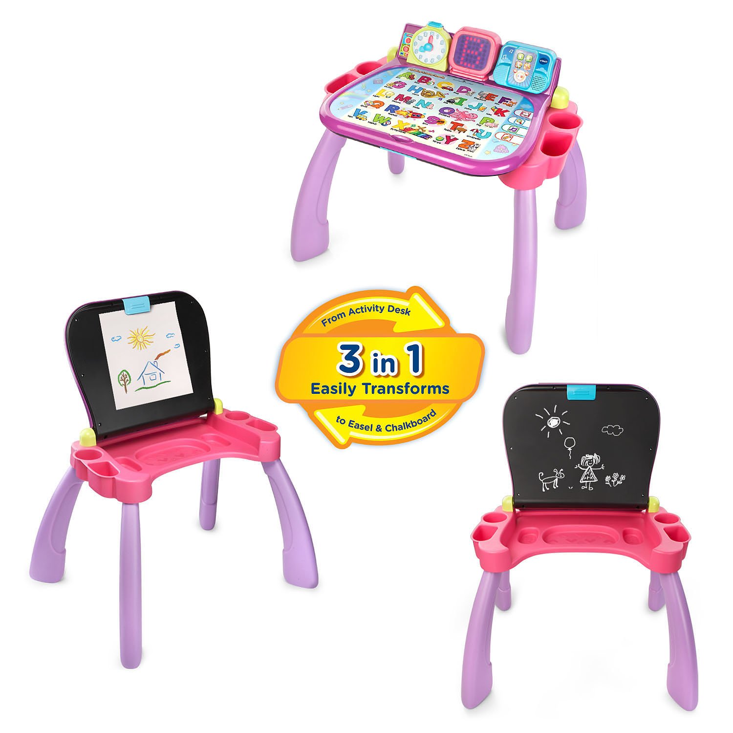 VTech Touch & Learn Activity Desk (Frustration Free Packaging), Purple