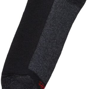 Big and Tall Crew Socks (AC18P) Black, 12-14