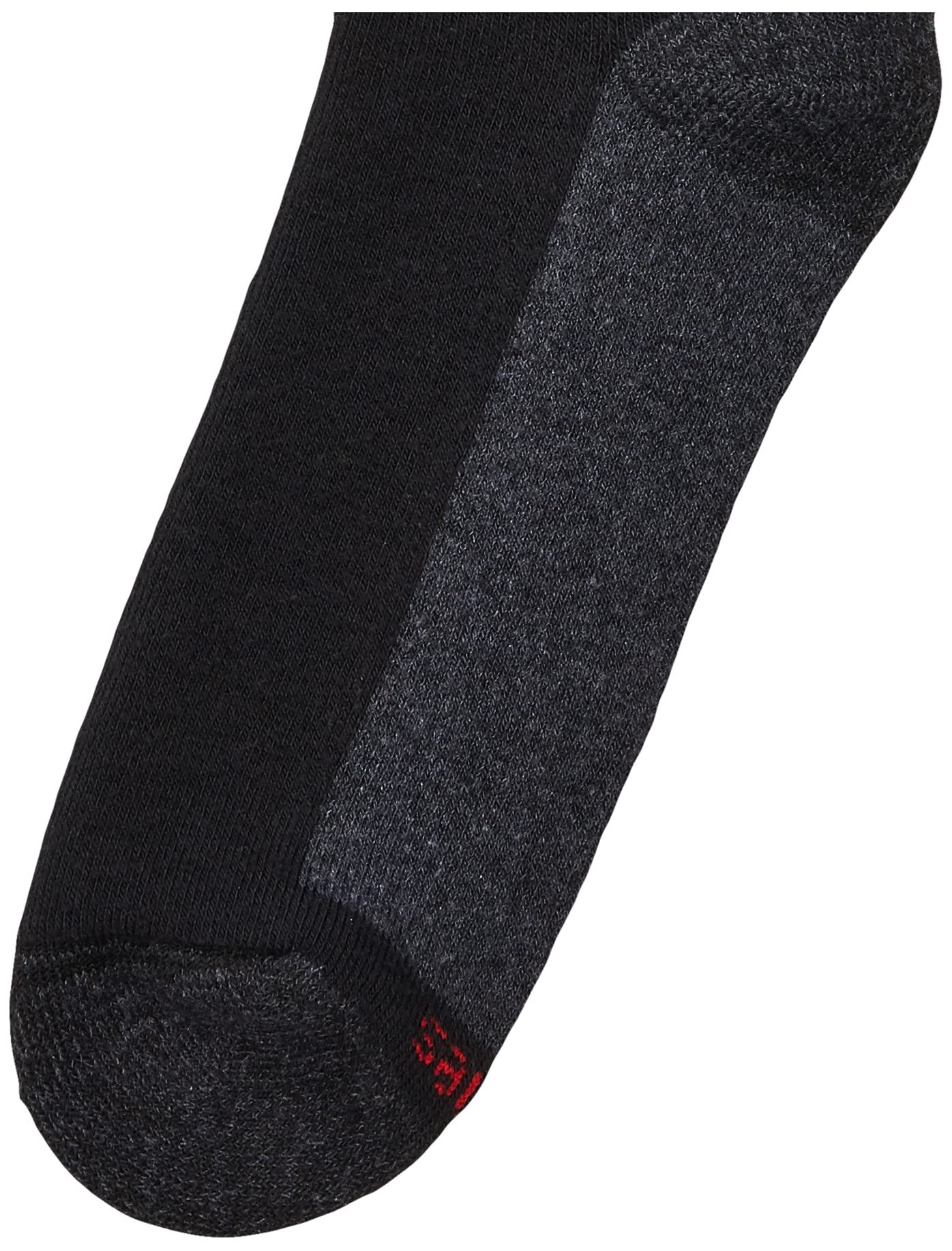 Big and Tall Crew Socks (AC18P) Black, 12-14