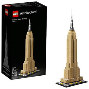 lego architecture empire state building 21046 new york city skyline architecture model kit for adults and kids, build it yourself model skyscraper (1767 pieces)