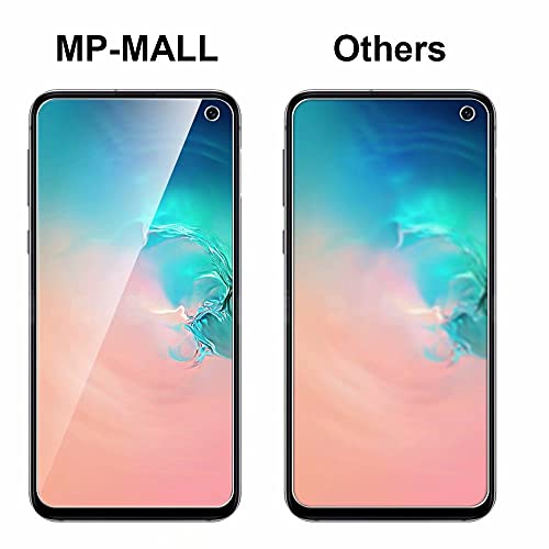 MP-MALL [2+2 Pack] 2 Pack Tempered Glass Screen Protector + 2 Pack Camera Lens Protector Compatible for Samsung Galaxy S10e, Not Fit for Galaxy S10 or S10 Plus, Installation Frame 9H Hardness