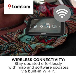 TomTom Go Comfort 5 Inch GPS Navigation Device with Updates via Wi-Fi, Real Time Traffic, Free Maps of North America, Smart Routing, Destination Prediction and Road Trips