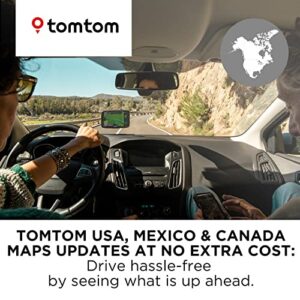 TomTom Go Comfort 5 Inch GPS Navigation Device with Updates via Wi-Fi, Real Time Traffic, Free Maps of North America, Smart Routing, Destination Prediction and Road Trips