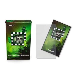 2 Packs Arcane Tinmen Non-Glare Board Game Sleeves 50 ct Tarot Size Card Sleeves Individual Pack