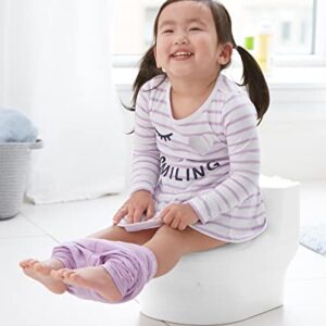 Skip Hop Potty Training Toilet with Easy Clean Coating & Baby Wipes Holder, White