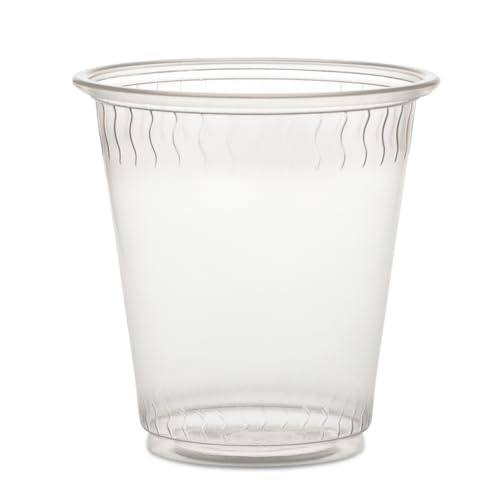 PARTY BARGAINS Clear Plastic Cups, 3 oz, 100 Pack Disposable Drinking Glasses, Juice, Iced Coffee, Cold Drinks, Soda, Water Cups