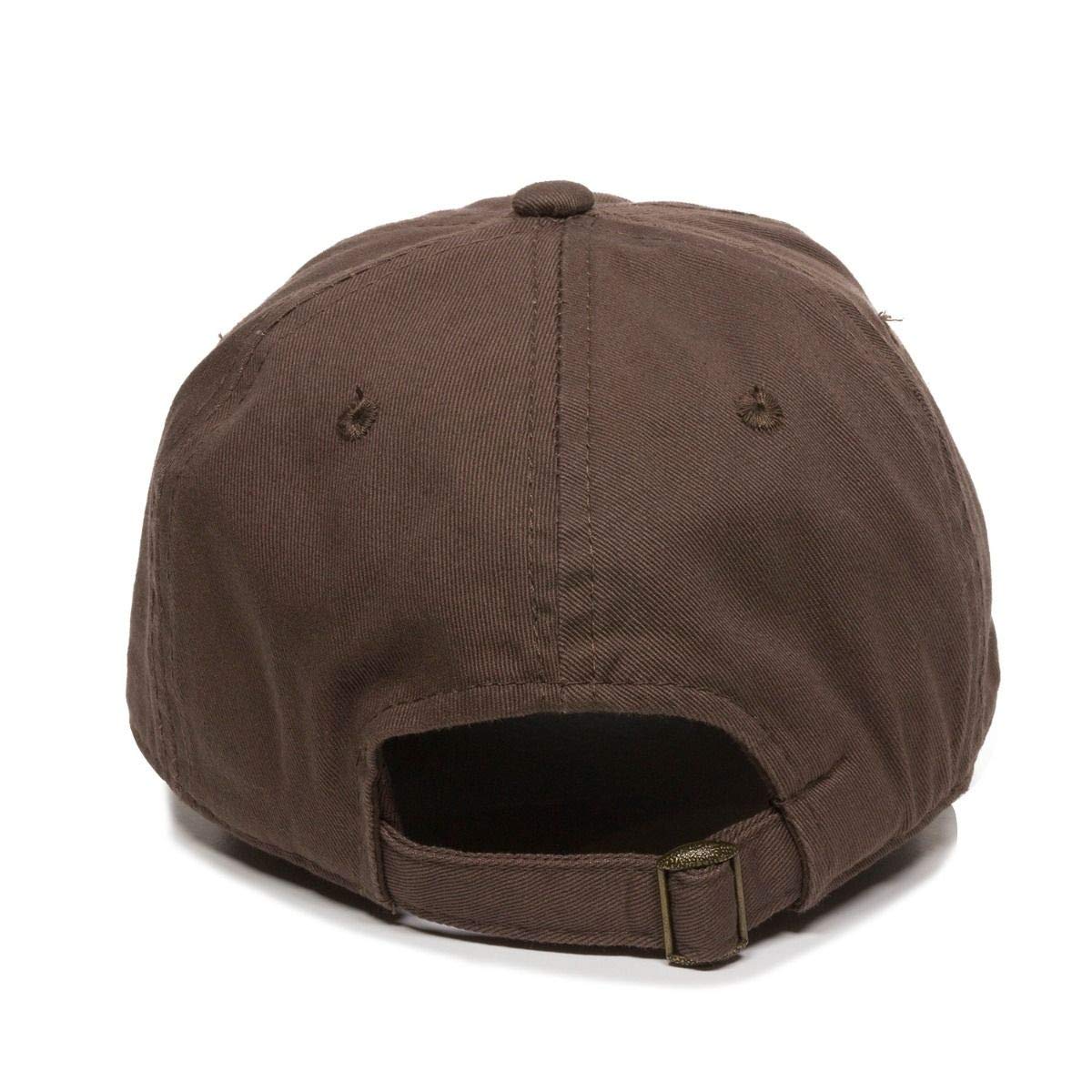 Bicycle Bike Baseball Cap Embroidered Cotton Adjustable Dad Hat Brown