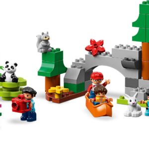 LEGO DUPLO Town World Animals 10907 Exclusive Building Bricks (121 Pieces)