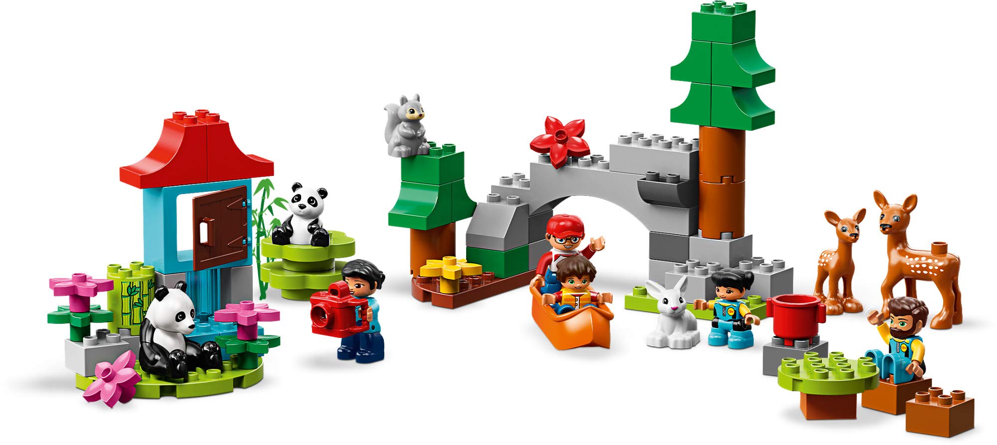 LEGO DUPLO Town World Animals 10907 Exclusive Building Bricks (121 Pieces)