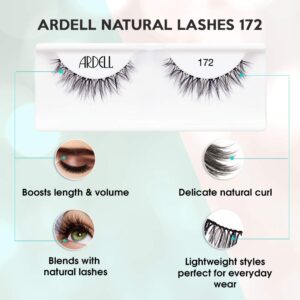 Ardell Lashes Natural 172, 4 PacK