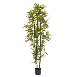 pure garden artificial tree, 72", green trunk