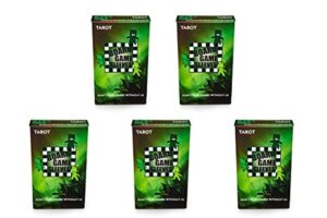 5 packs arcane tinmen non-glare board game sleeves 50 ct tarot size card sleeves value bundle!