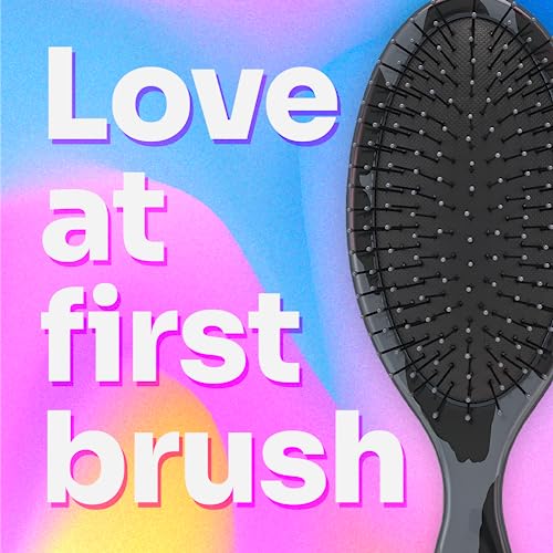 Wet Brush Original Detangler Hair Brush, Dark Gray Leopard (Safari)