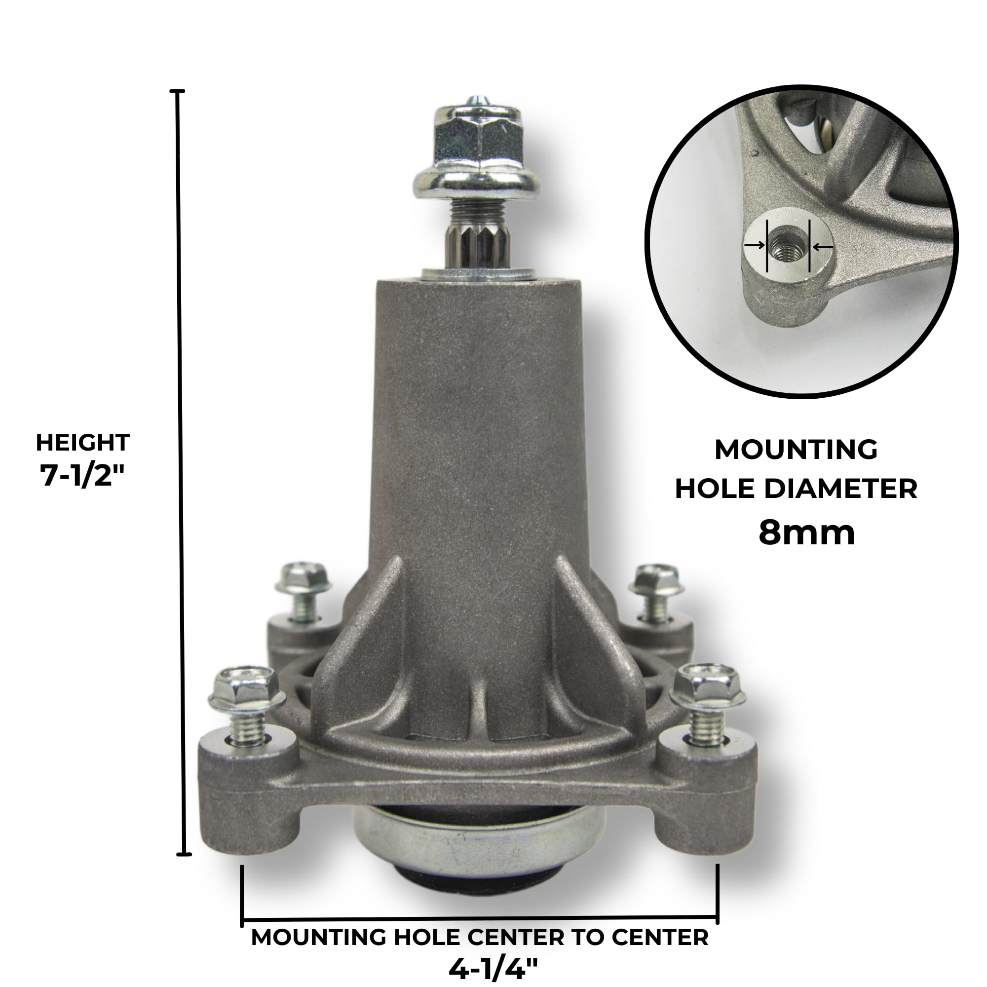 Jeremywell Spindle Assembly Replaces AYP Husqvarna 532192870 Poulan 532187292 Ariens 21546238 46" 48" & 54" 21546238 192870, 187292