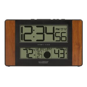 la crosse technology wall/table clock, 6.61-inch x 11.1-inch x 1.14-inch (513-1417ch-int)