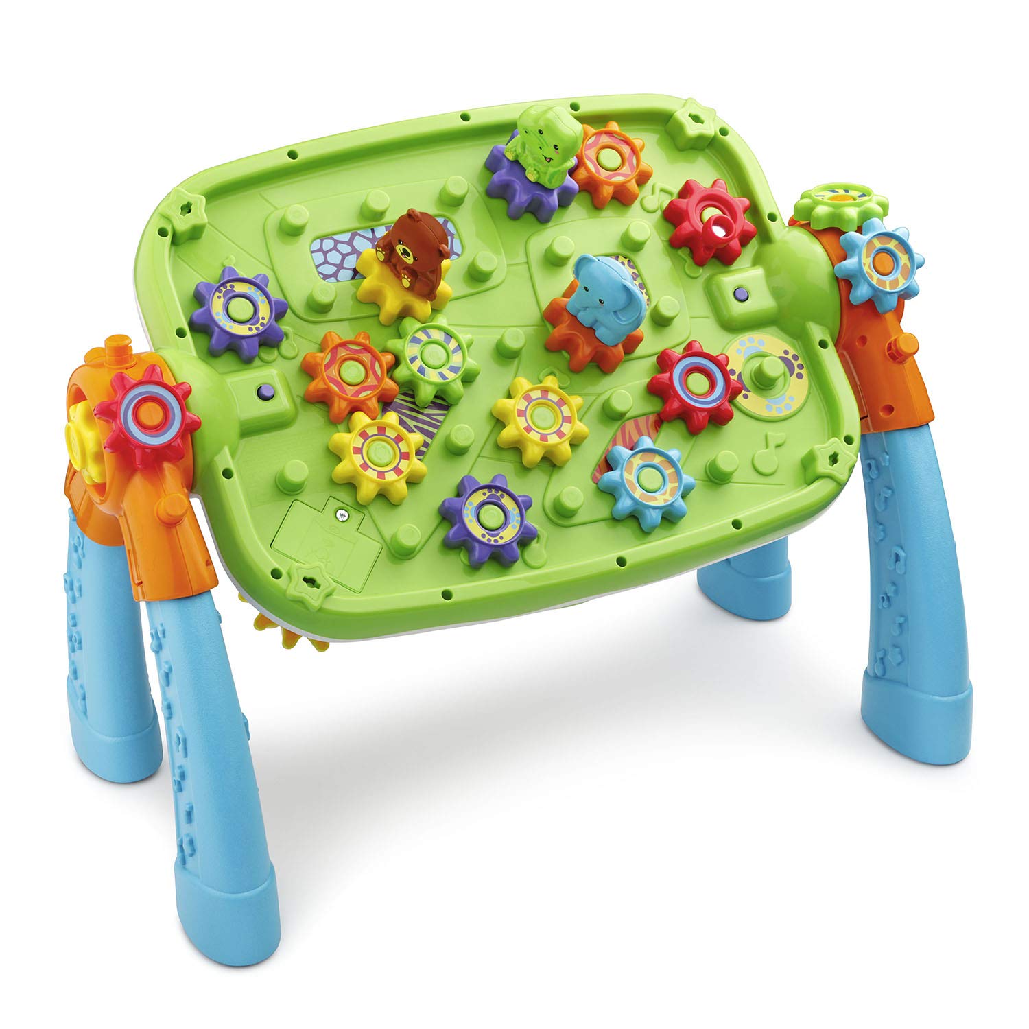 VTech GearZooz 2-in-1 Jungle Friends Gear Park (Frustration Free Packaging), Multicolor