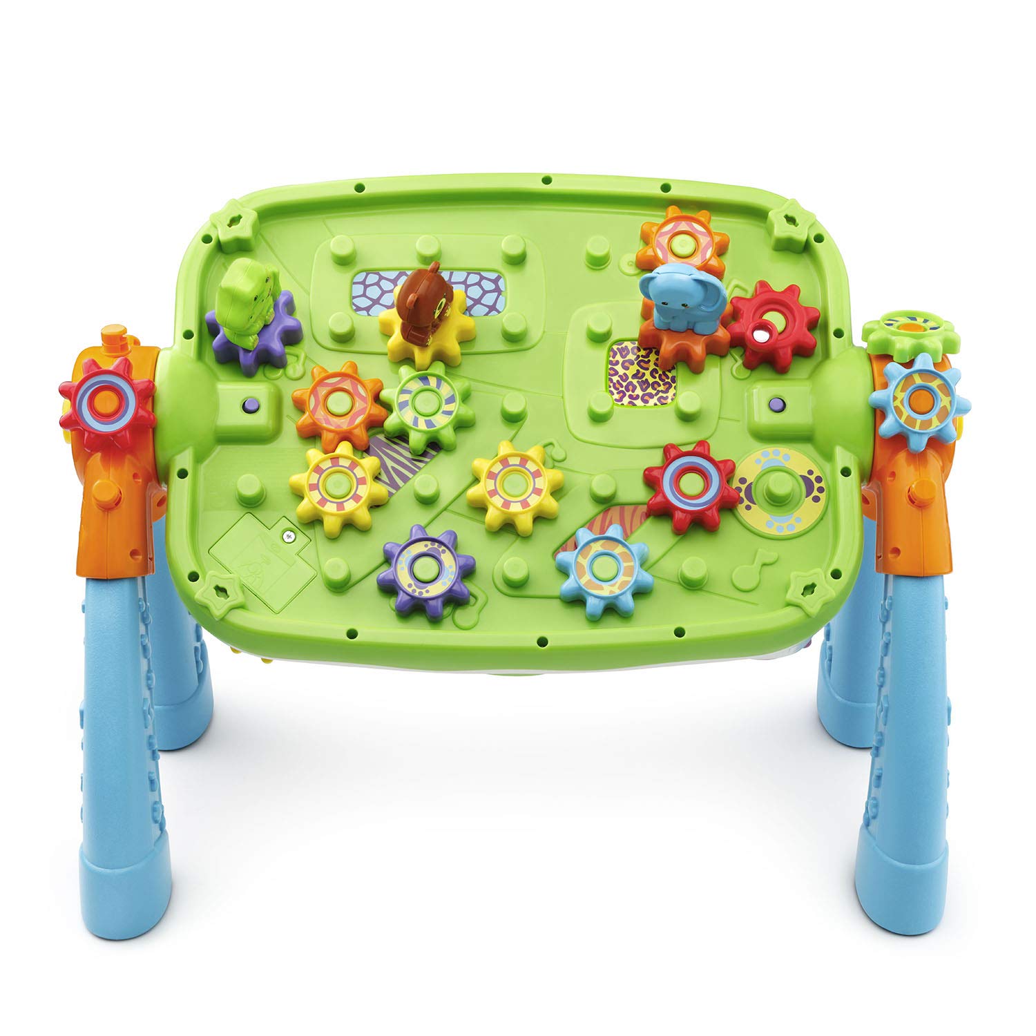 VTech GearZooz 2-in-1 Jungle Friends Gear Park (Frustration Free Packaging), Multicolor