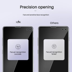 L K [3 Pack] Screen Protector for Samsung Galaxy S10 Plus, [Self Healing] [in-Display Fingerprint] HD Effect Flexible Film