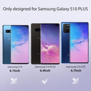 L K [3 Pack] Screen Protector for Samsung Galaxy S10 Plus, [Self Healing] [in-Display Fingerprint] HD Effect Flexible Film