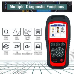 Autel MaxiTPMS TS601 TPMS Relearn Tool [Upgraded Version of TS408/TS508] TPMS Programming Tool Tire Pressure Monitor System Diagnostic Tool with EOBD OBD II Function