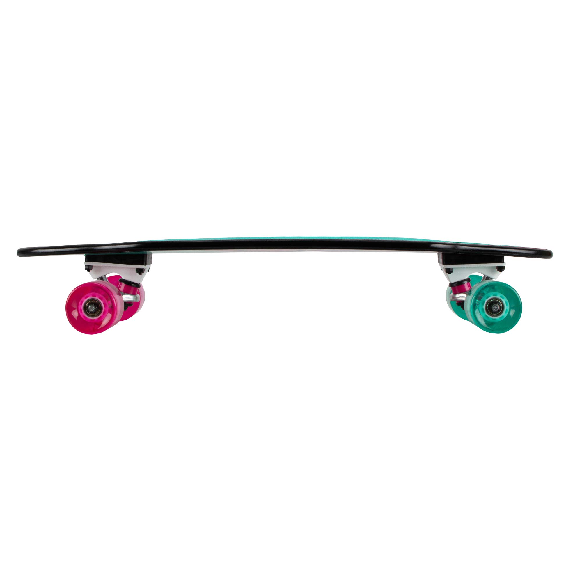 Kryptonics Mini Cutaway Cruiser 26" Complete Skateboard, Mermaids