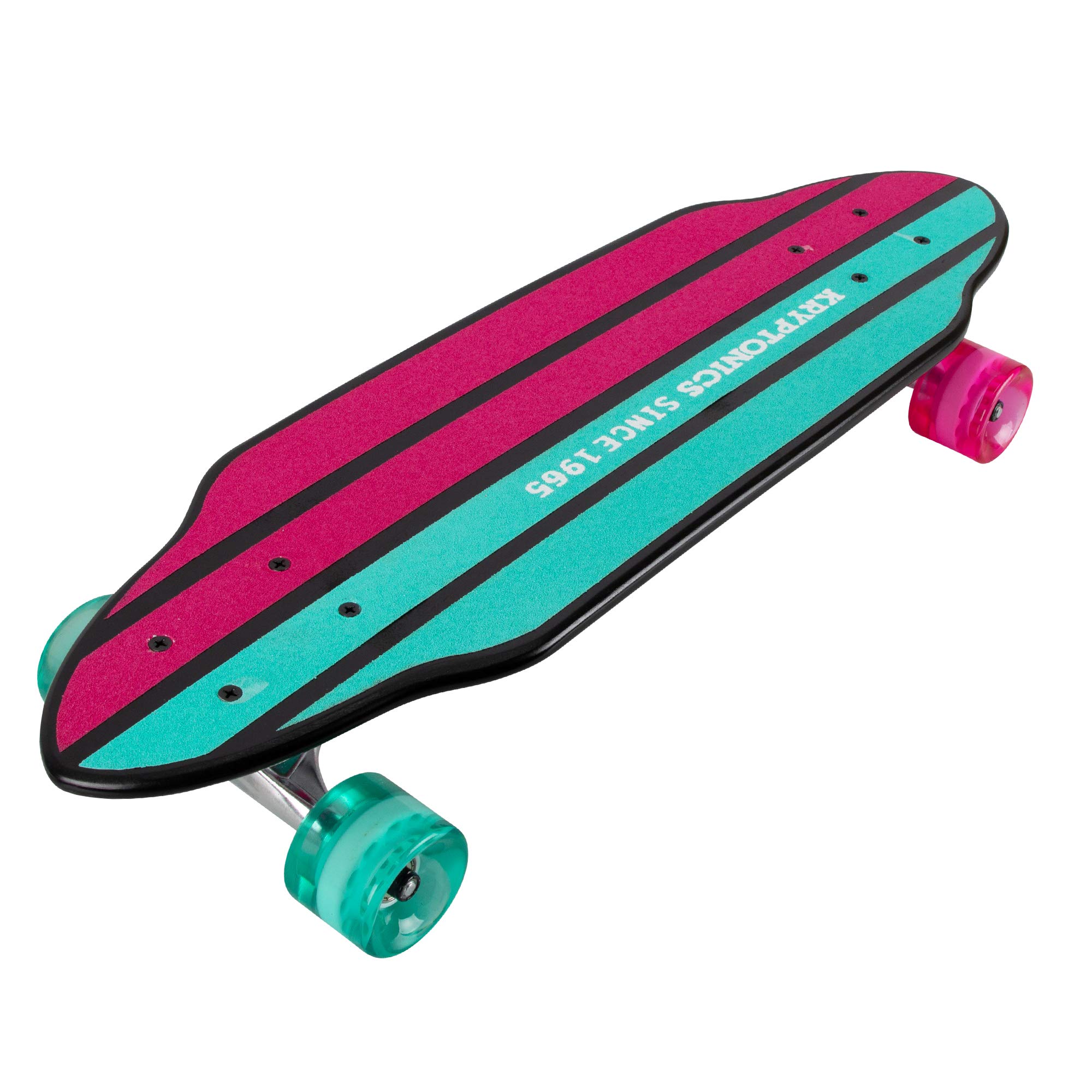 Kryptonics Mini Cutaway Cruiser 26" Complete Skateboard, Mermaids