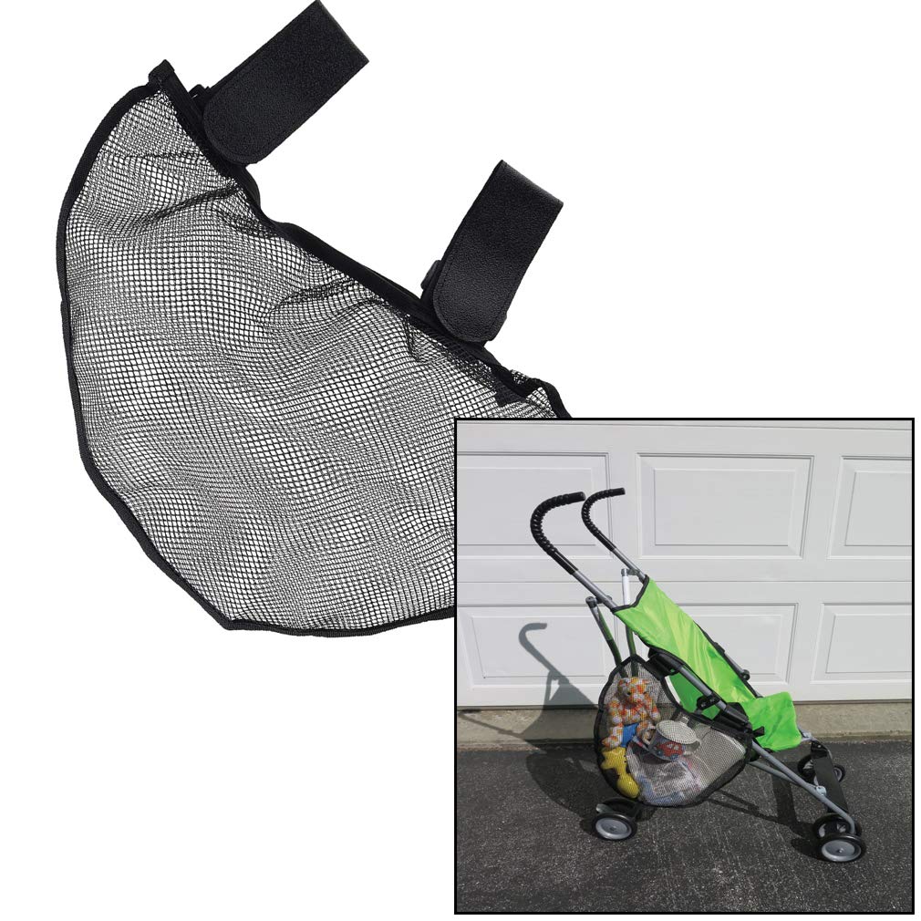 Evelots 2 Pack Stroller/Bike Storage Bag-Side Sling-Hook&Loop Easy Attach-/Phone