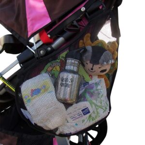 Evelots 2 Pack Stroller/Bike Storage Bag-Side Sling-Hook&Loop Easy Attach-/Phone